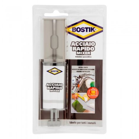 Colla 'acciaio rapido mixer' 24 ml BOSTIK