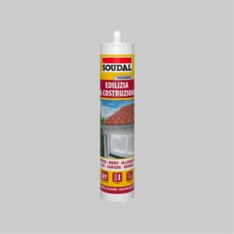 Silicone neutro soudal 300 ml - grigio SOUDAL