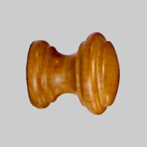 Pomolo legno verniciato "114" ø 30 - noce chiaro