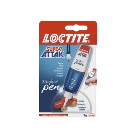 Colla 'super attak perfect pen' 3 gr LOCTITE