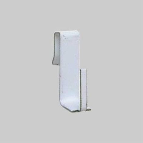 Gancio per bris-bris per infissi bianco - blister 4 pezzi
