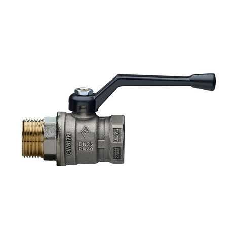 Valvola a sfera a passaggio totale mf con leva junior-sfer 1" DN 25 PN 40RB