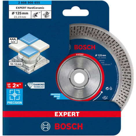 BOSCH-A DISCO DIAMANTATO EXPERT CERAMICA D 125 MM- 1,0 pz