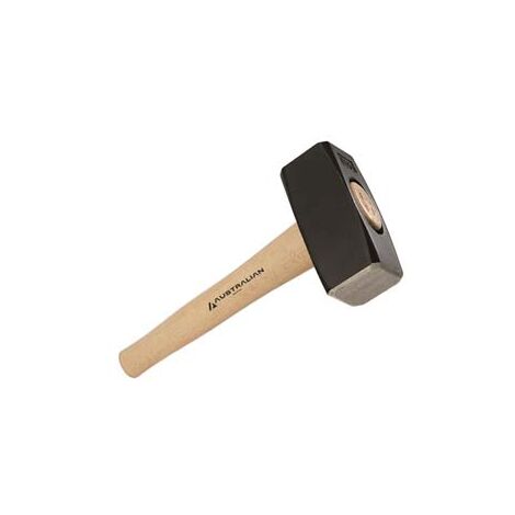 MAZZETTA ANTISFILAMENTO CON MANICO IN LEGNO gr.1500 manico mm.280 ...