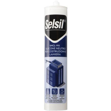 SELSIL SILICONE NEUTRO TRASPARENTE 310 ML- 25,0 pz