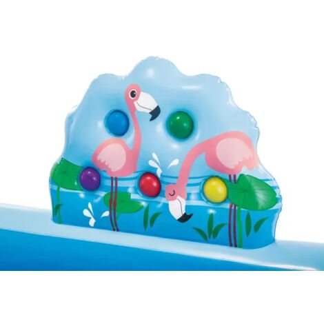 PISCINA GONFIABILE JUNGLE ADVENTURE PLAY CENTER +2 ANNI cm.244x198x71h ...