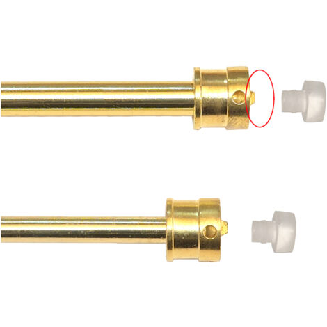 STANGHETTA A MOLLA 'ONLY ONE' UNIVERSALE cm. 63/110 - oro- 10 coppia