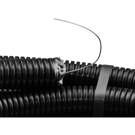 TUBO CORRUGATO CON TIRAFILO - ø32 25 MT