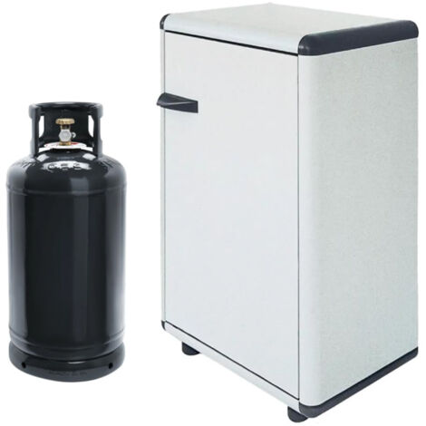 MOBILE PORTA BOMBOLE GAS IN PVC GRIGIO A 1 ANTA CON MANIGLIA E PIEDI ...