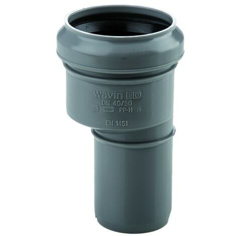 RIDUZIONE ECCENTRICA MASCHIO FEMMINA AD INNESTO IN PP CON GUARNIZIONE SERIE ED TECH Ø4Ø F/Ø32 M ...