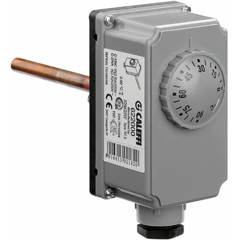 TERMOSTATO AD IMMERSIONE REGOLABILE CAMPO DI LAVORO DA 0 -90°C CALEFFI SPA