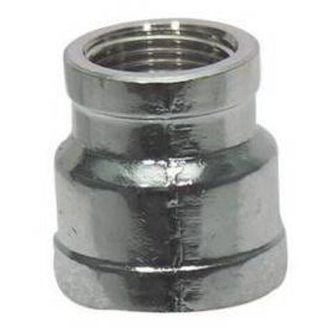 MANICOTTO RIDOTTO FF CROMATO LUCIDO 1" x 3/4 DH