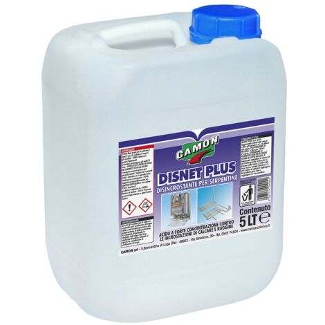 DISINCROSTANTE ACIDO PER SERPENTINE "DISNET-PLUS" 5 Lt CAMON
