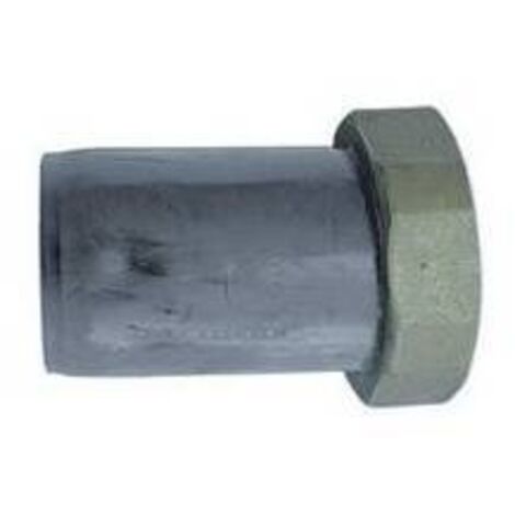 CODOLO DIRITTO IN PVC CON FLANGIA E DADO 11/2 BONOMINI