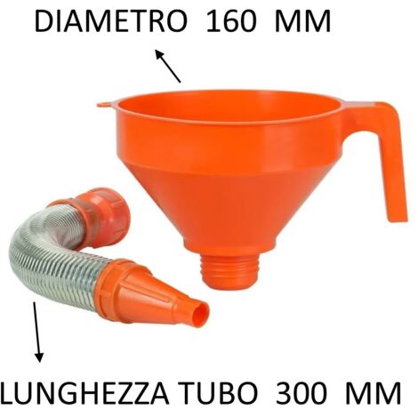 IMBUTO IN PLASTICA CON TUBO FLESSIBILE IN METALLO