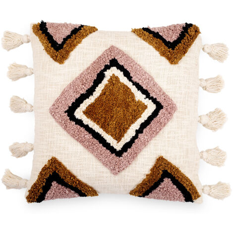 Cojín Estilo Boho Bali - Funda y Relleno - Aurelia