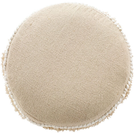 Taburete Puff Redondo - Estilo Boho Bali - Juliet