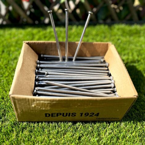 Agco – Boîte de clous en acier 5kg – Clous à tête plate 140mm x 5mm ...