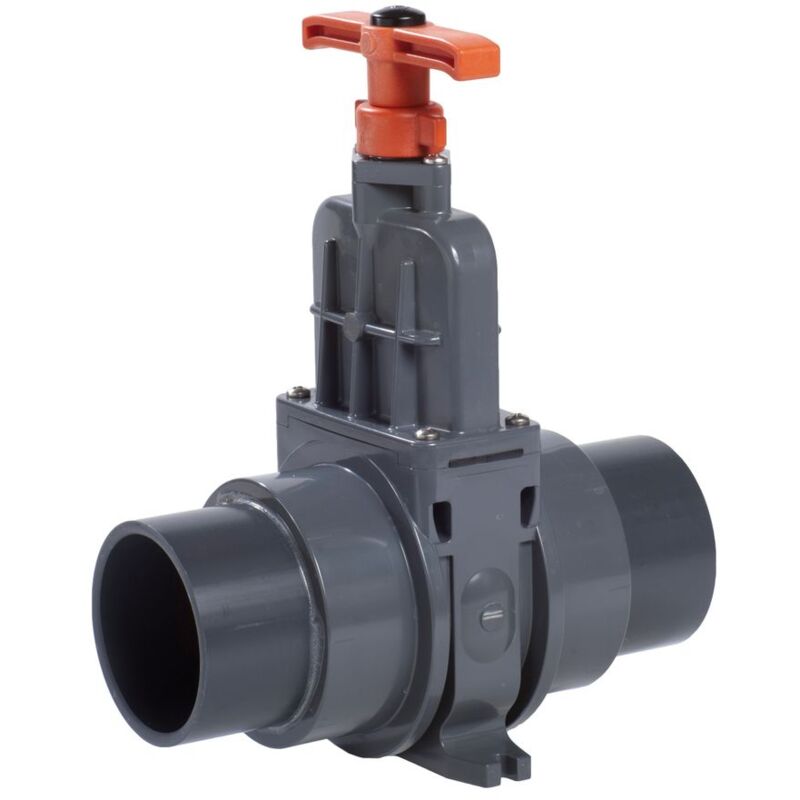 KSB Absperrschieber PVC DN 100 PN 1 mit Anschlussstutzen