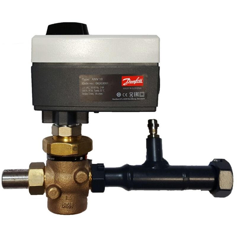 Danfoss Trinkwarmwasser Primärmodul, 2 Wegeventil (WV), ohne V06 für TD-/LM-S, DN32, Kvs 10
