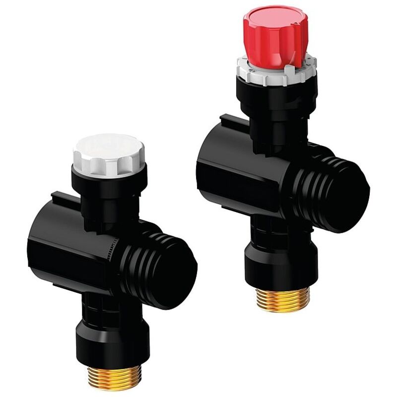 Uponor Vario PLUS Verteiler mit Ventil LS 1X 3/4 Euro