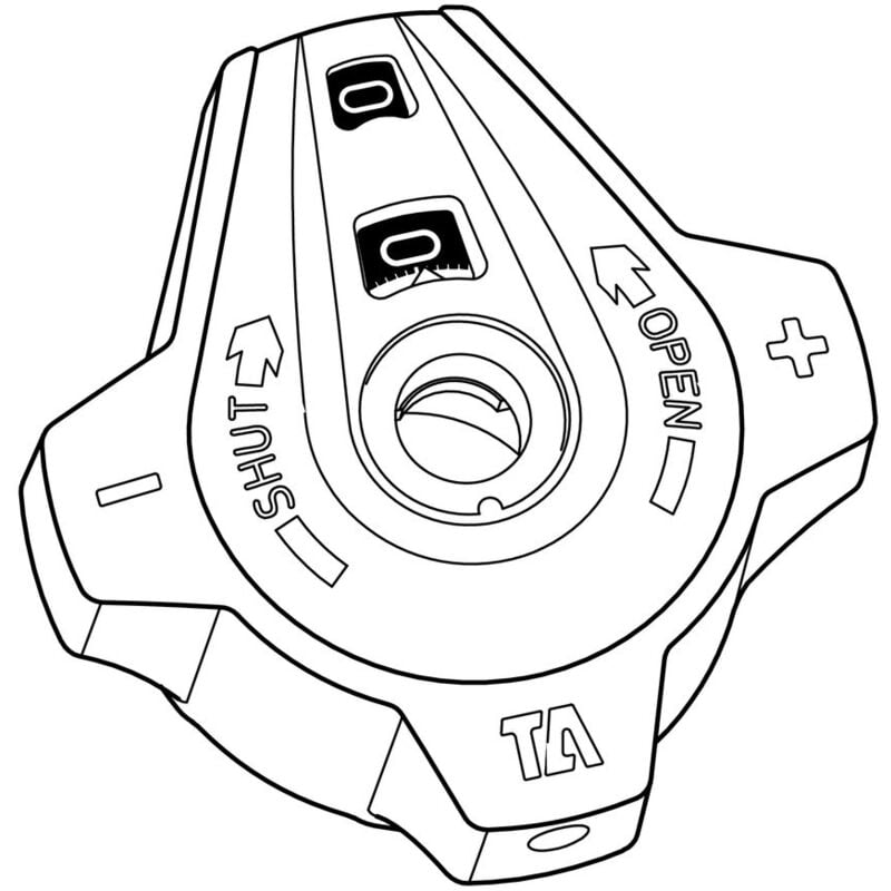 IMI Heimeier TA Handrad für STA/STAD/STADA/STAD-R/STAF bis DN 50, komplett, rot