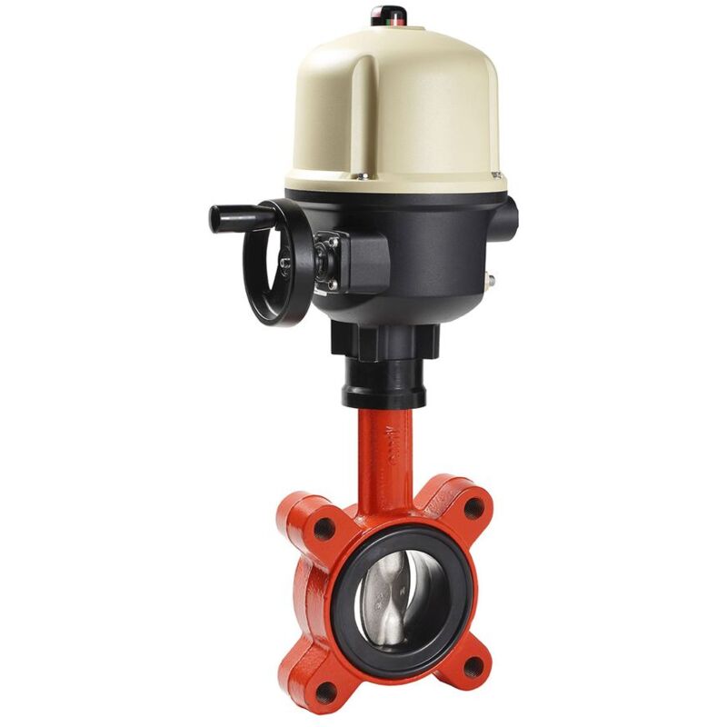 KSB Einklemm-Absperrklappe BOAX-SF mit E-Antrieb AQ5 400V, PN 10/16, DN 25