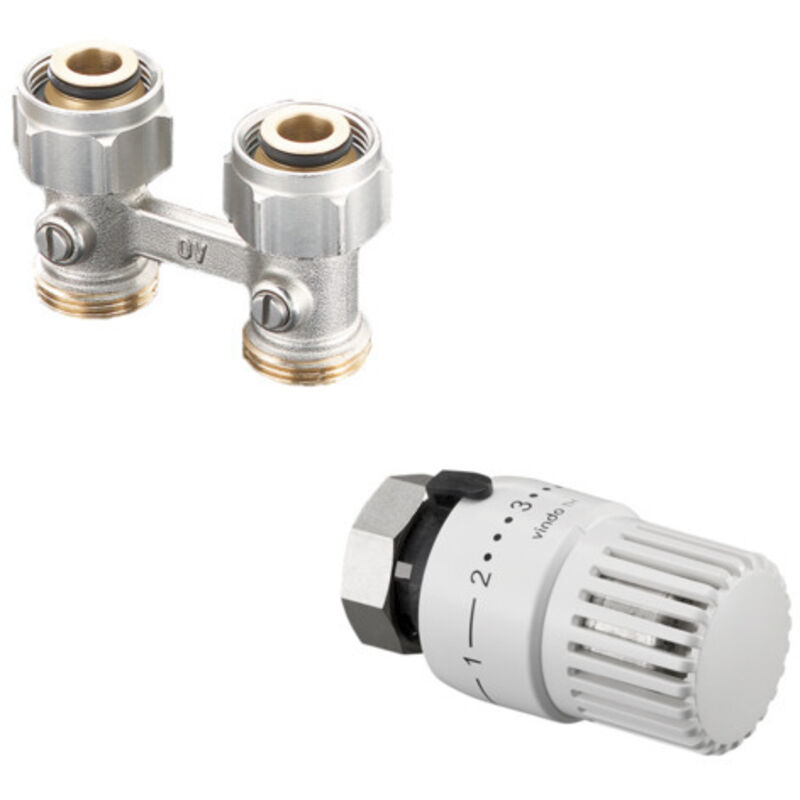 Oventrop Set vindo TH und Multiflex Durchgangsausführung, G 3/4 ...