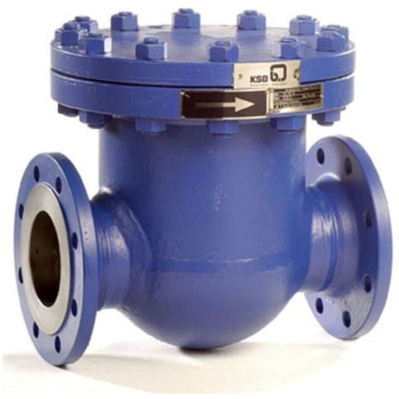 KSB Rückschlagklappe mit Flanschen STAAL 40 AKK PN 16, DN 80, inklusive Zeugnis 3.1