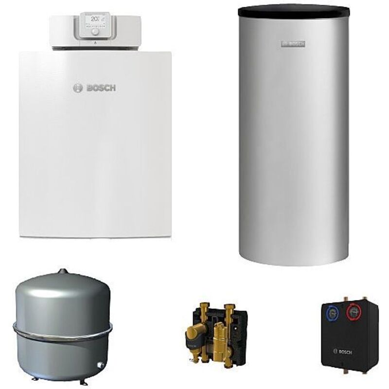BOSCH Öl-Brennwert-Basic-Paket Bopa OC7F28, Olio Condens OC7000 F 22, W ...
