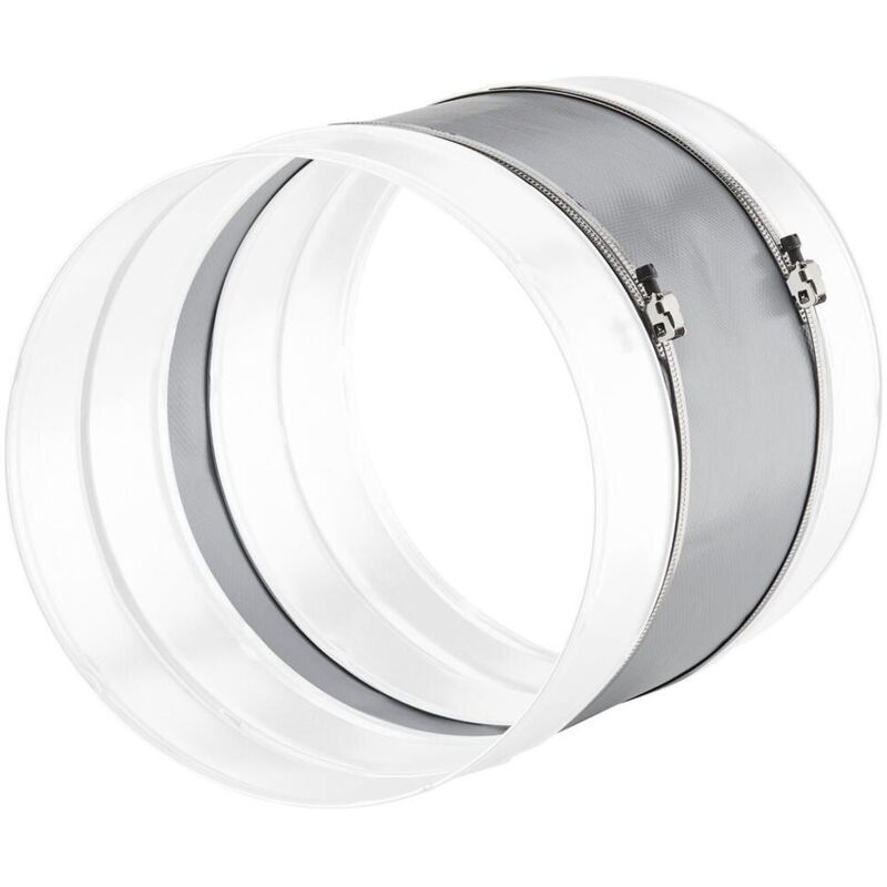 Helios FM 315 T120 Flexible Manschette DN 315, 120 Grad C mit 2 Schlauchschellen zu Megabox