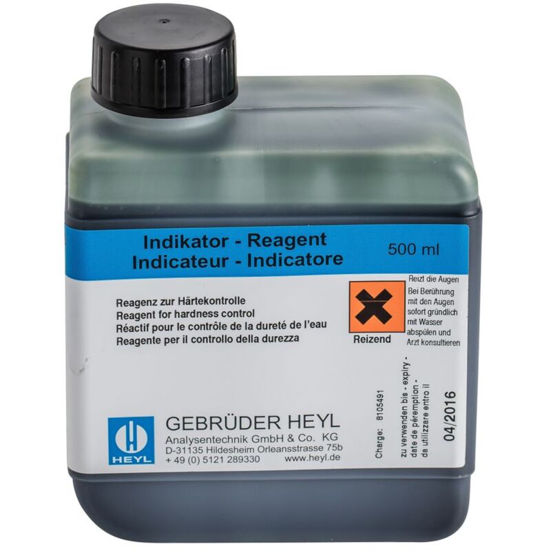 BWT Indikatorlösung 500ml 1,0-10,0 Grad dH, für Testomat 2000 Bob