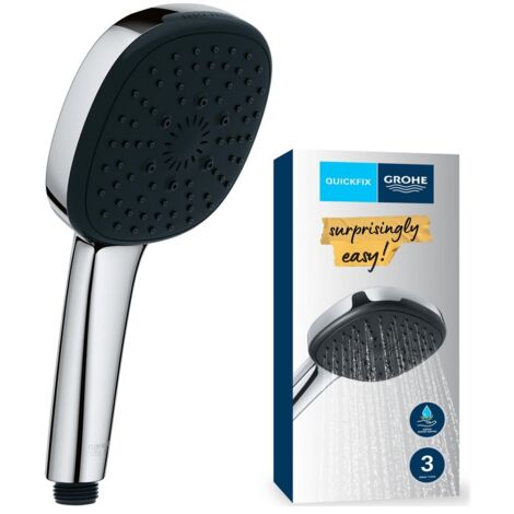 Grohe Vitalio Comfort 110 Handbrause eckig (wassersparend, 3 ...