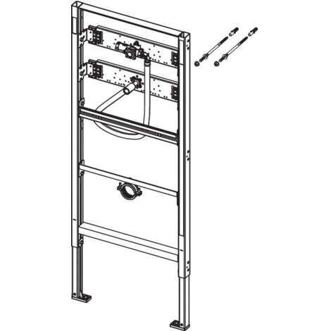 Tece base Urinalmodul mit Spülergehäuse U1 Bauhöhe 1120mm