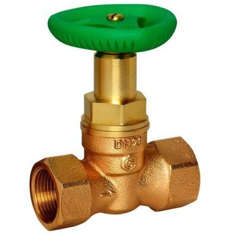 Flamco Rotguss-Kolbenventil DN 15 Muffe-Muffe