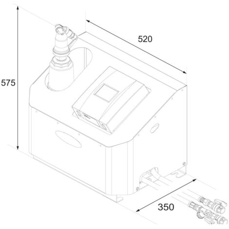 IMI Heimeier Pneumatex Entgasung mit Nachspeisung Simply Vento Compact Connect V 2.1 FE. Boden ...