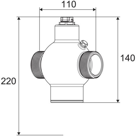 IMI Heimeier Pneumatex Abscheider Ferro-Cleaner Typ 80, DN 32 mit ...