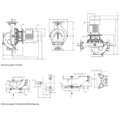 KSB Inlinepumpe Etaline 032-032-160 GG11, 2900 1/min, 3kW, IE3
