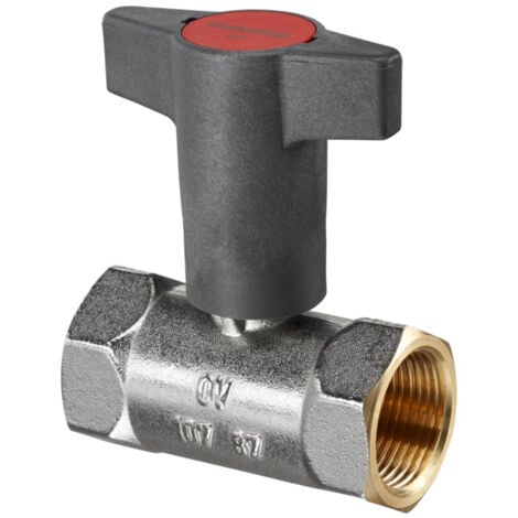 Oventrop Hochtemperatur-Kugelhahn DN 20 PN 16 Knebelgriff, Messing