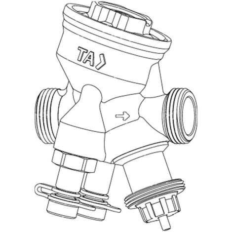 IMI Heimeier TA-Compact-DP Regel- und Regulierventil DN 10, PN 16