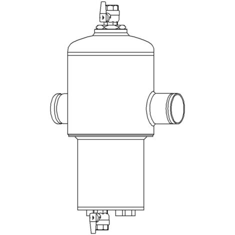 IMI Pneumatex Abscheider Zeparo G-Force W ZG 65W, DN 65, PN16, Schweißanschluss