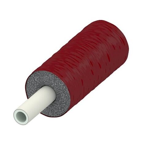 Tece logo Verbundrohr Pe-Rt/Ai/Pe-Rt vorgedämmt, RS 26mm, rot, Dimension 20mm