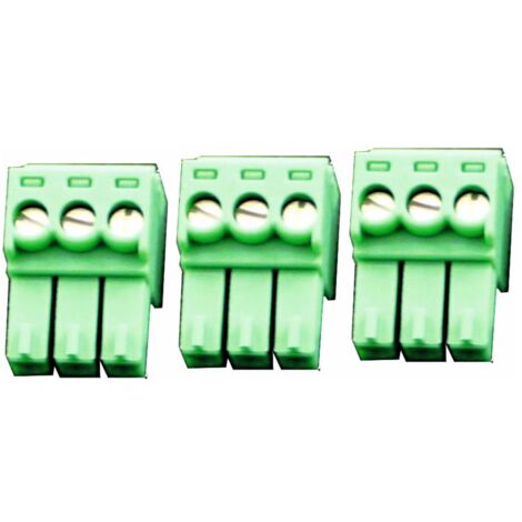 Wolf Stecker Phönix klein 3-polig für BVG-Lambda 15-40, Grün