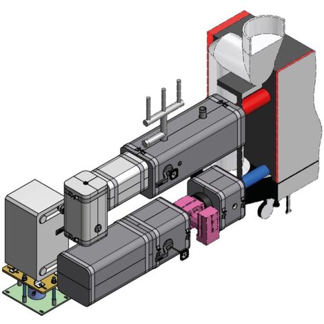 Remeha Hydraulik-Set mit Wärmetauscher für Gas 320 Ace 355