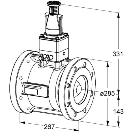 IMI Heimeier TA Differenzdruckregler TA-PILOT-R PN 16 DN 150, Kvm400 ...