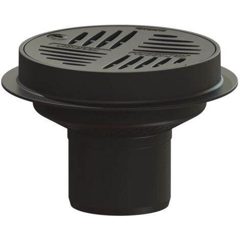 Kessel Parkdeckablauf Ecoguss DN 125 rund, Anschluss Kunststoffrohr