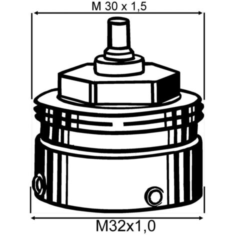 IMI Heimeier Adapter für Fremdfabrikate Heimeier Thermostat-Köpfe Ista ...