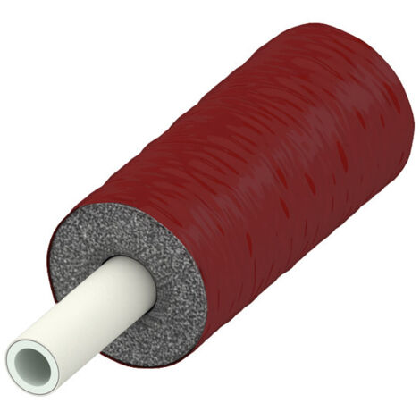 Tece flex Verbundrohr Pe-Xc/Ai/Pe-Rt vorgedämmt, RS 26, rot, Dimension 20mm