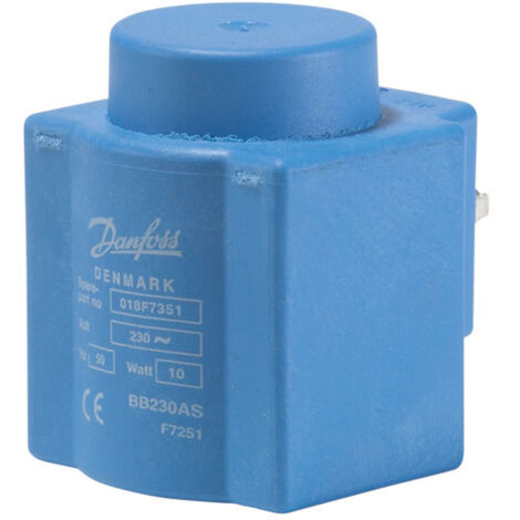 Danfoss Magnetspule, BB024DS mit DIN Steckzungen