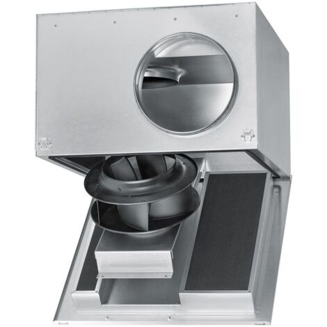 Helios SBD 315 A Silentbox Rohrventilator schallgedämpft DN 315, 3-PH 230/400V, regelbar, 2200m3 ...